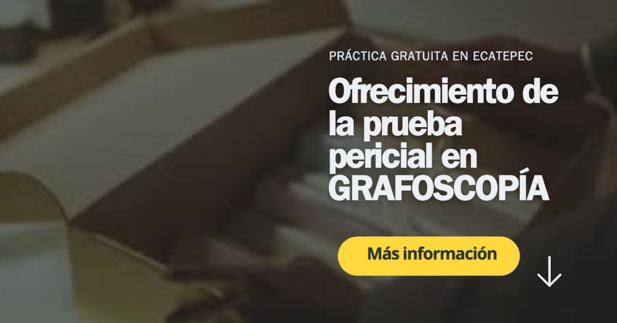 “OFRECIMIENTO DE LA PRUEBA PERICIAL EN GRAFOSCOPIA”